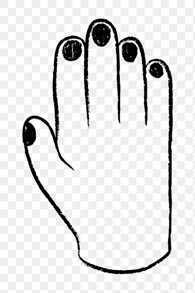 Stop png gesture sticker, simple | Premium PNG - rawpixel