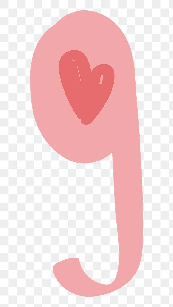 9 nine png doodle typography | Premium PNG Sticker - rawpixel