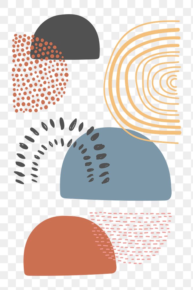 Memphis abstract shape transparent png | Premium PNG - rawpixel