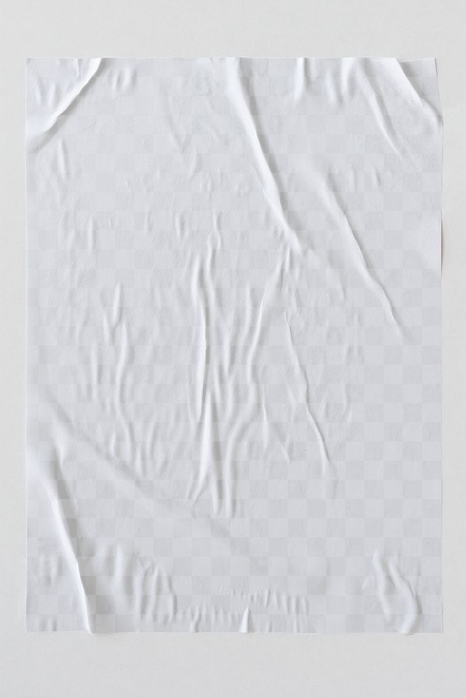 White crinkled paper design element | Premium PNG - rawpixel