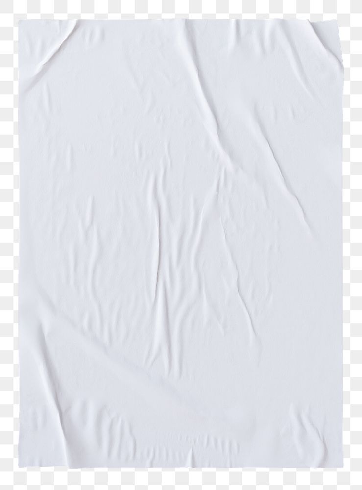 White crinkled paper design element | Premium PNG - rawpixel