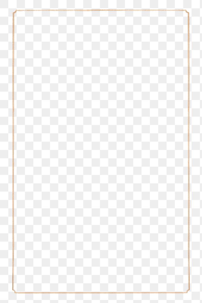 Simple golden frame design element | Premium PNG - rawpixel