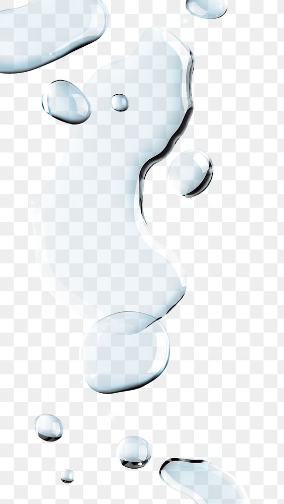 Water png, abstract liquid shape | Premium PNG Sticker - rawpixel