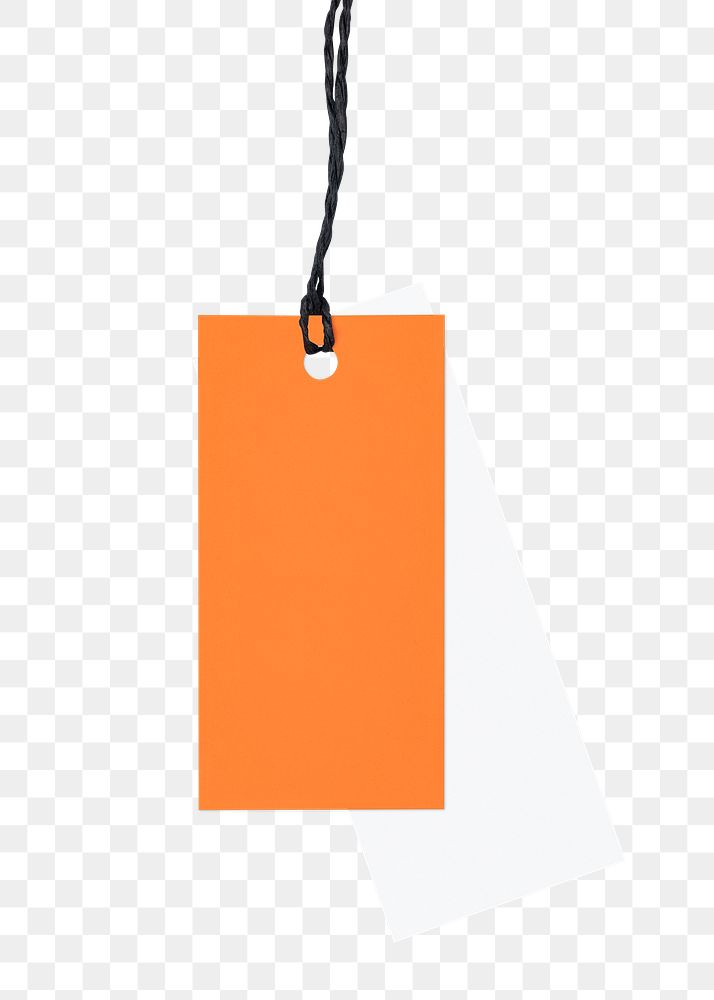 Orange label png, tag sticker | Premium PNG Sticker - rawpixel