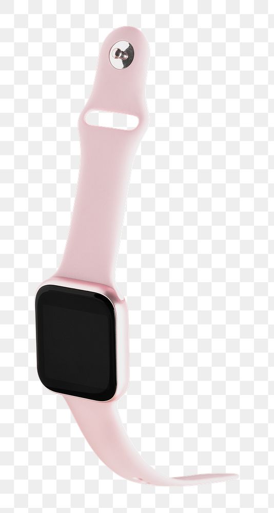 Light pink smartwatch design element | Free PNG Sticker - rawpixel