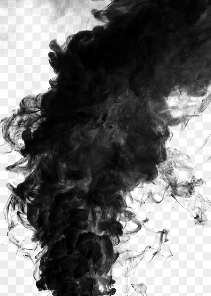 Black smoke effect design element | Free PNG Sticker - rawpixel
