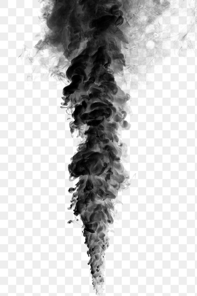 Black smoke effect design element | Free PNG Sticker - rawpixel