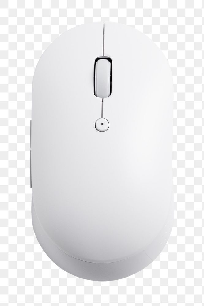 White png wireless optical mouse | Premium PNG Sticker - rawpixel