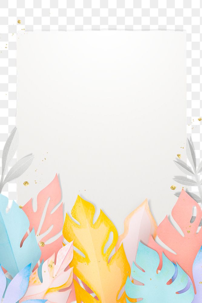 Png transparent frame with pastel | Free PNG Sticker - rawpixel