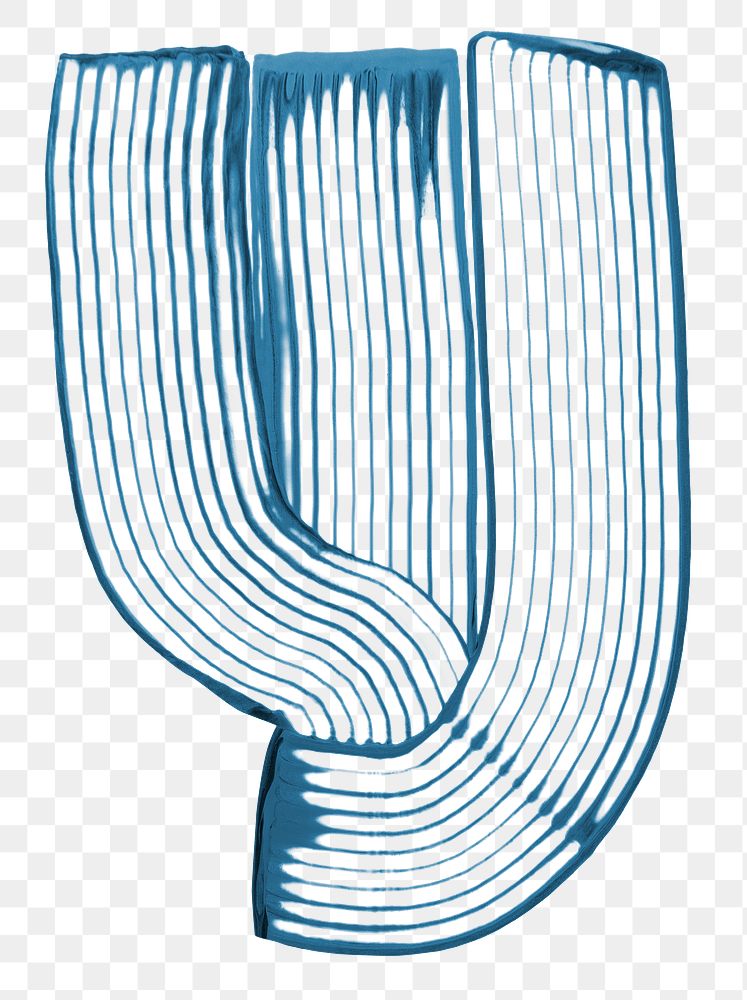 Blue tone comb painting texture | Free PNG Sticker - rawpixel