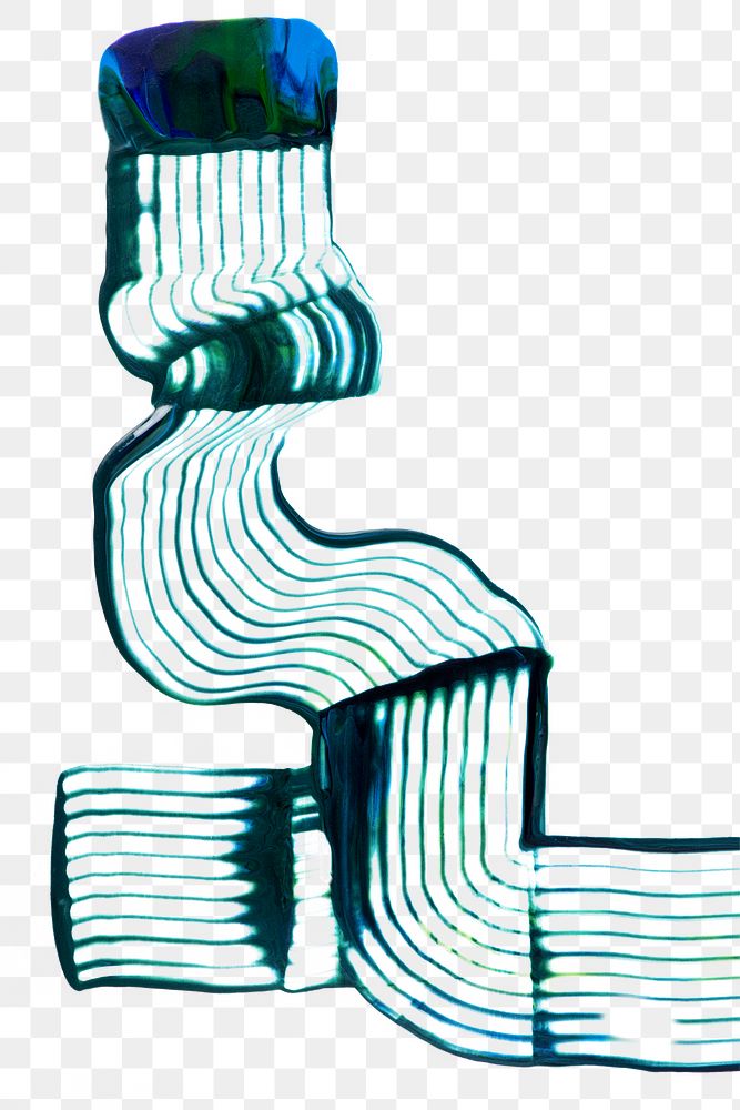 Green comb painting texture png | Free PNG Sticker - rawpixel