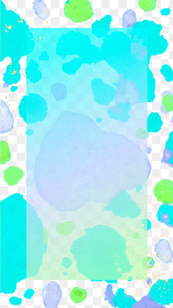 Rectangle frame png on blue | Free PNG - rawpixel