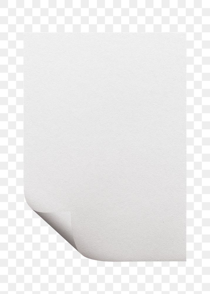 Blank paper png, realistic poster | Free PNG - rawpixel