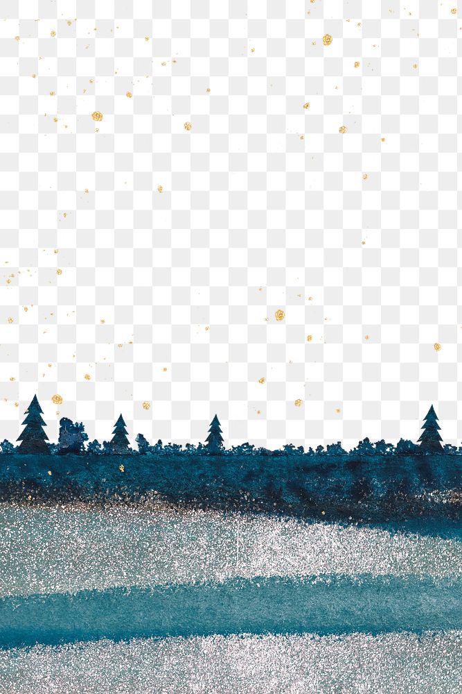 Winter forest png transparent background, | Free PNG - rawpixel