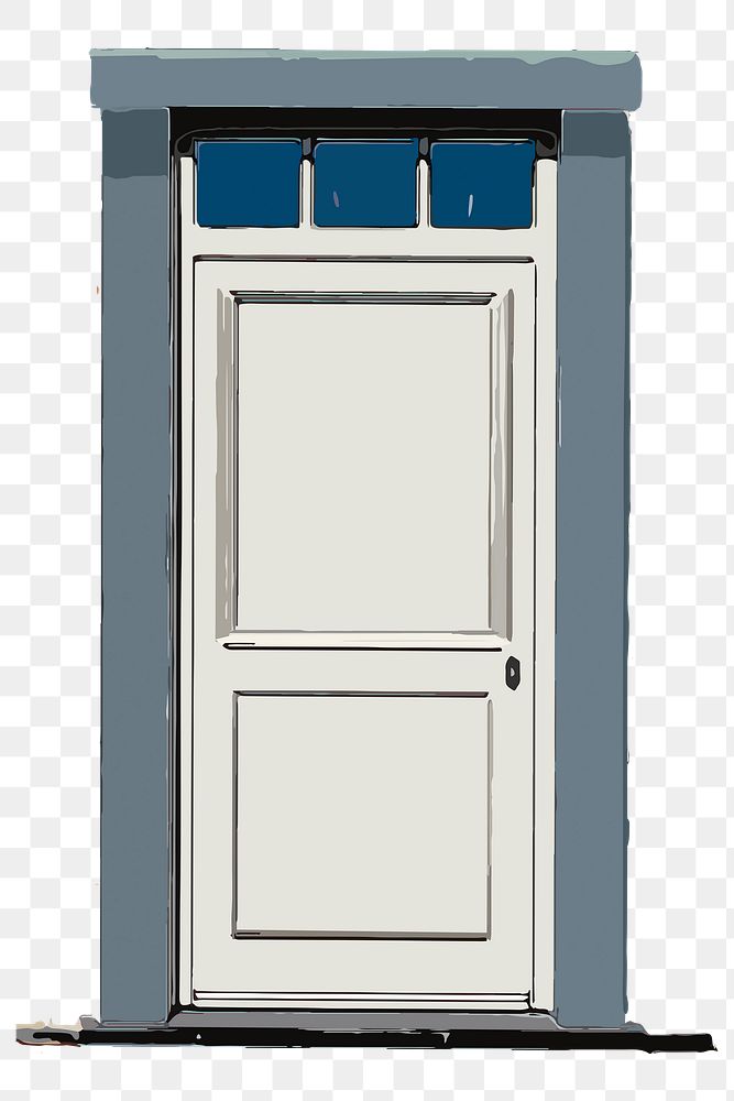 Modern house door png clipart, | Premium PNG - rawpixel
