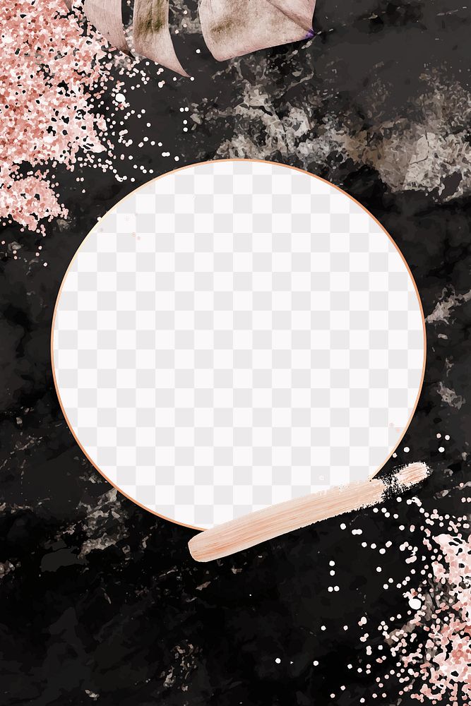 Circle frame png on abstract | Free PNG - rawpixel