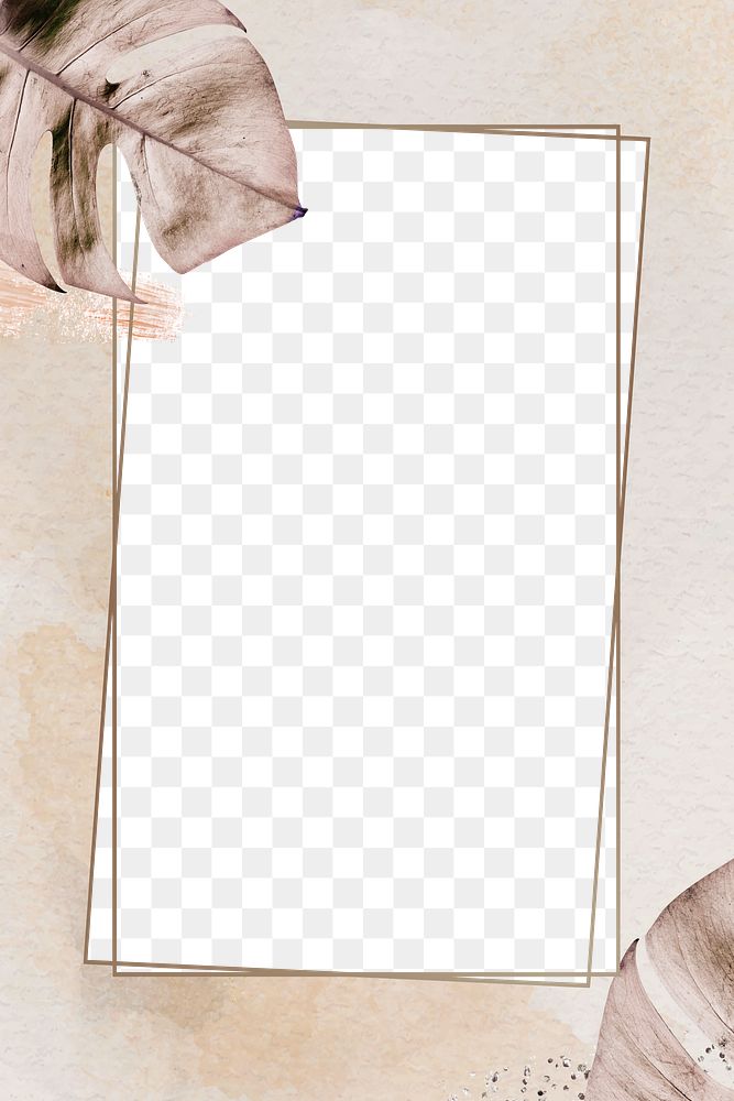 Minimal frame png with dry | Free PNG - rawpixel