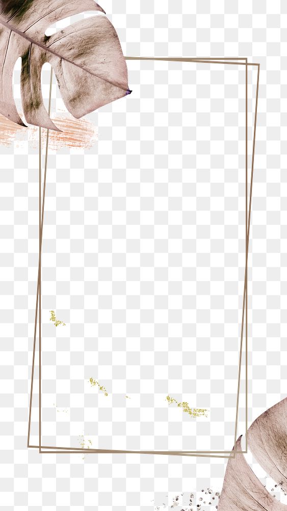 Minimal frame png with dry | Free PNG - rawpixel