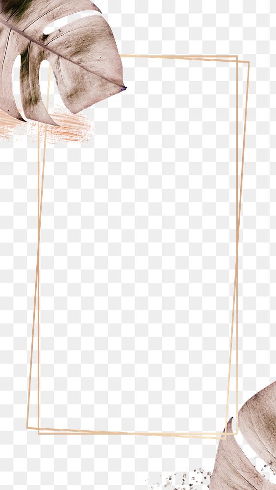 Minimal frame png with dry | Free PNG - rawpixel