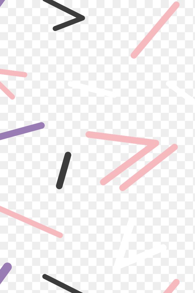 Colorful geometric memphis design element | Free PNG - rawpixel