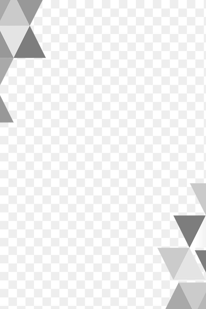Gray geometric template design element | Free PNG - rawpixel