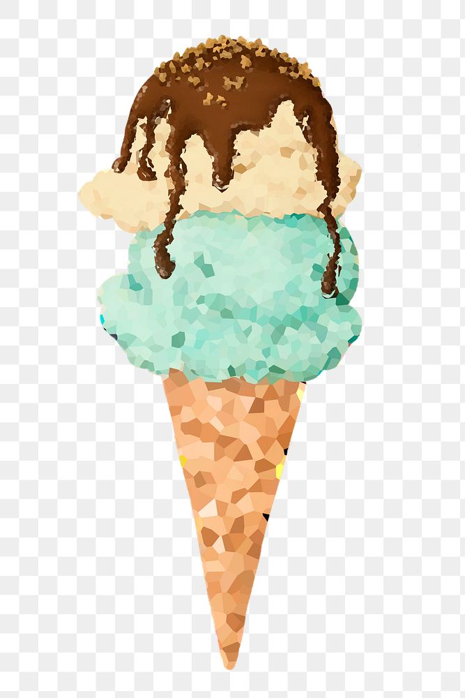 Ice cream crystallized style overlay | Free PNG Sticker - rawpixel