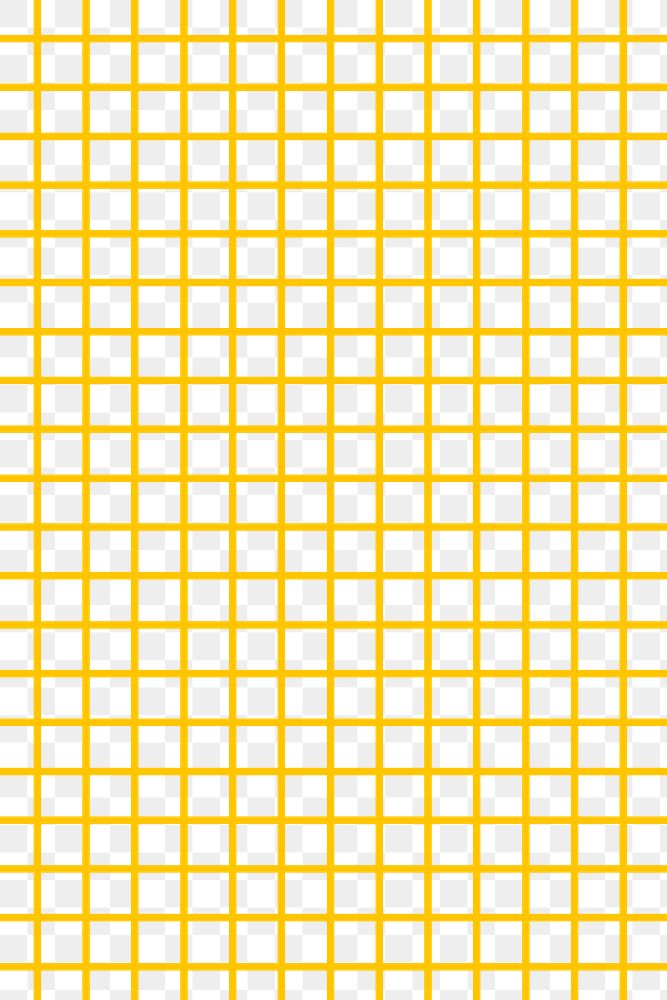 Yellow grid pattern design element | Premium PNG - rawpixel