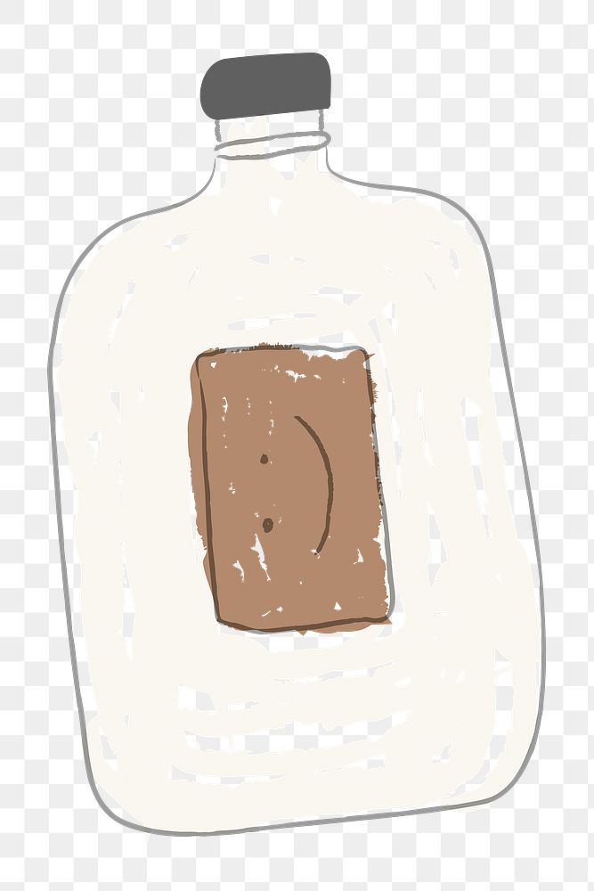 Cold brew coffee bottle doodle | Free PNG Sticker - rawpixel