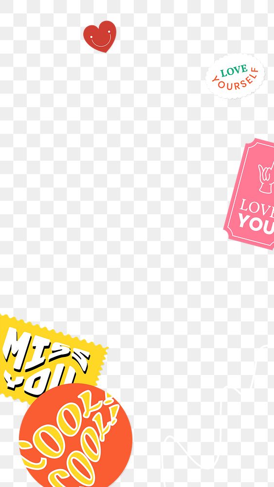 Png word sticker corner border | Free PNG - rawpixel