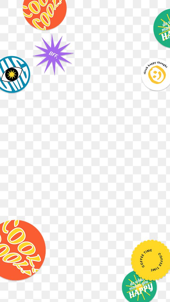 Png word sticker corner border | Free PNG - rawpixel