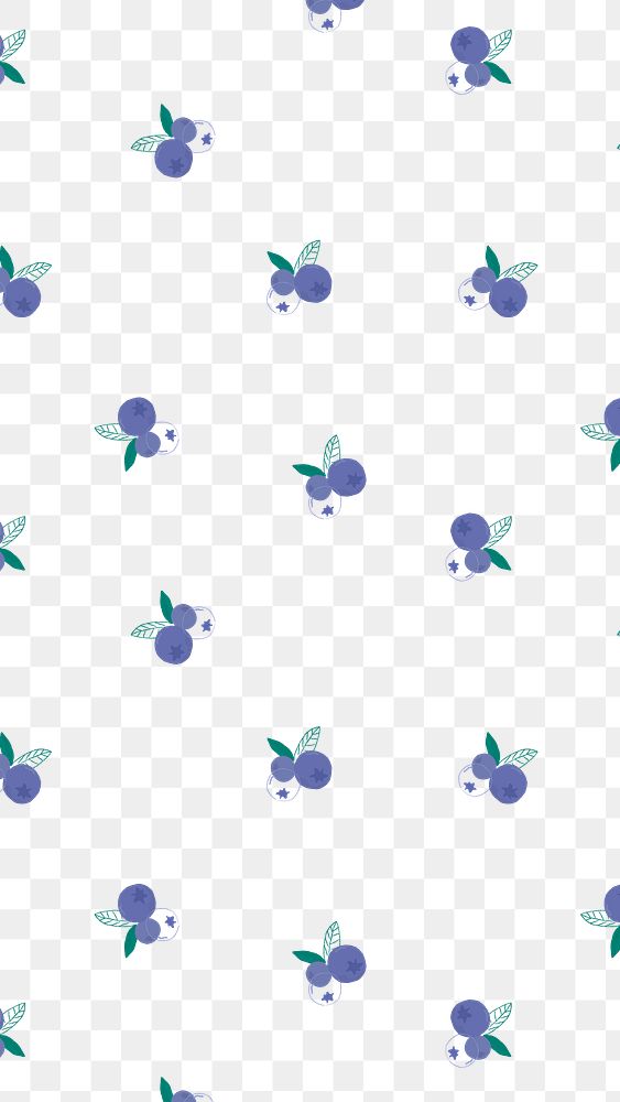 Png blueberry pattern transparent background | Free PNG - rawpixel