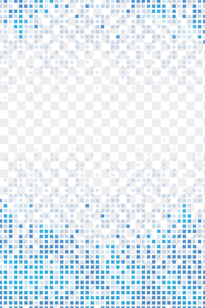 Blue border png abstract pixel | Premium PNG - rawpixel