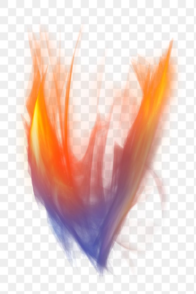 Png dramatic gradient fire flame | Free PNG Sticker - rawpixel