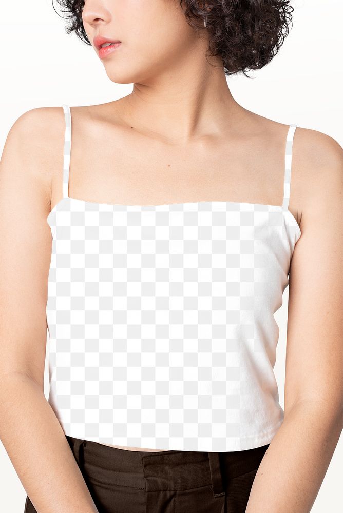 Png square tank top mockup | Free PNG - rawpixel