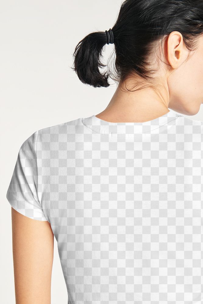 Png women's top rear view | Free PNG - rawpixel