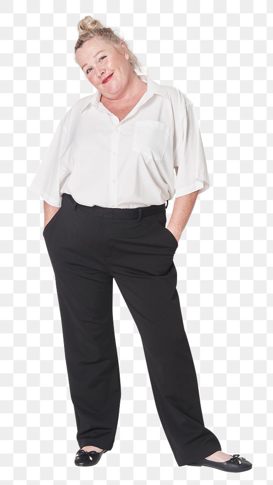 Plus size full body women's | Free PNG Sticker - rawpixel