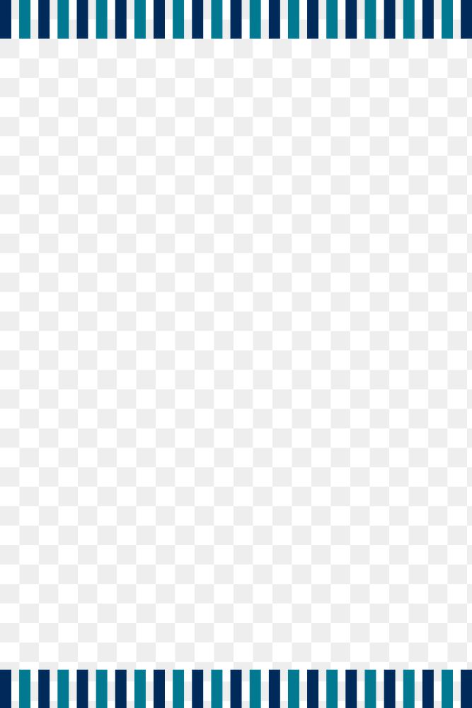 Striped border png in blue | Free PNG - rawpixel