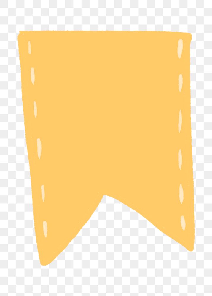 Yellow flag PNG sticker graphic | Free PNG Sticker - rawpixel