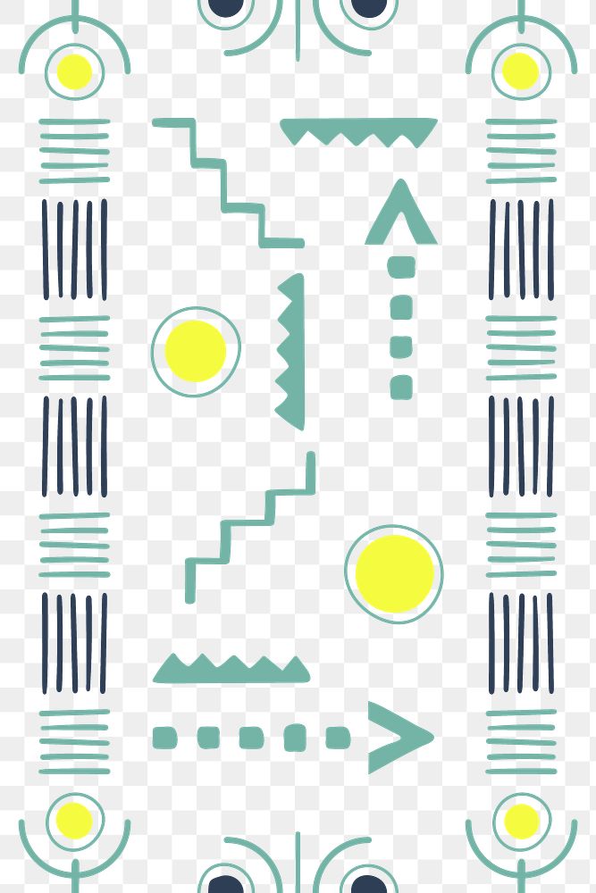 Ethnic pattern png transparent background, | Free PNG - rawpixel