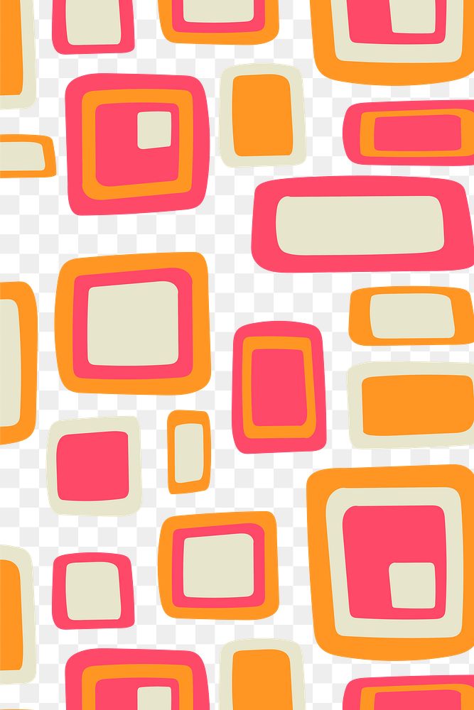Retro pattern png transparent background, | Free PNG - rawpixel