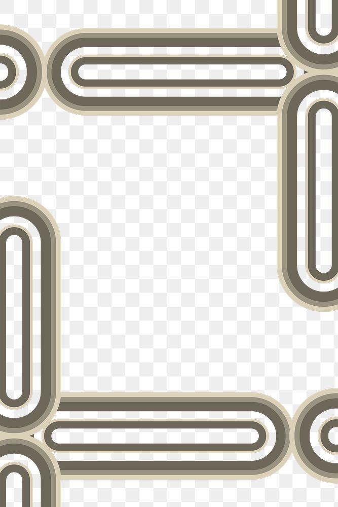 Geometric png frame, abstract shapes | Premium PNG - rawpixel