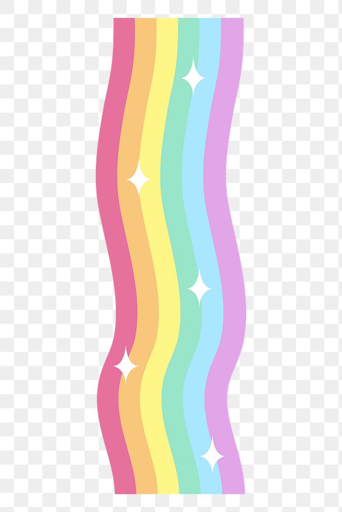 Rainbow design element transparent png | Premium PNG Sticker - rawpixel