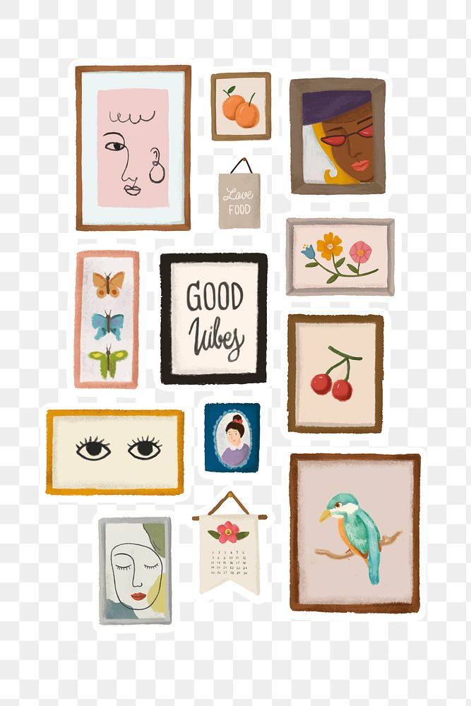 Memory frames collection sticker | Premium PNG - rawpixel