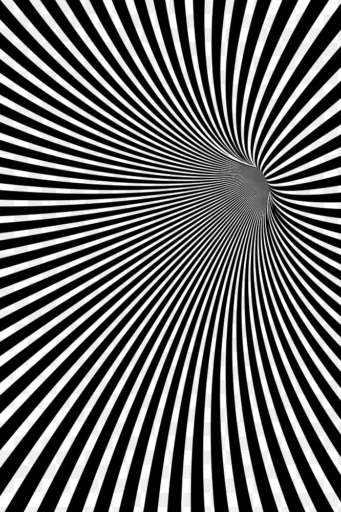 3D Monotone mystery vortex design | Premium PNG Sticker - rawpixel