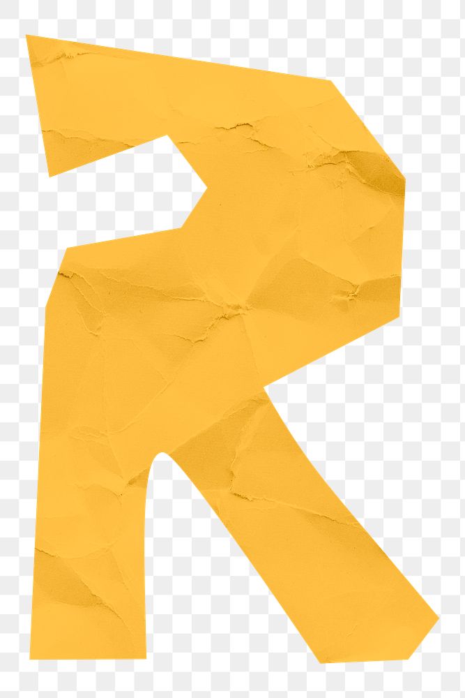 Png R letter paper cut | Free PNG Sticker - rawpixel