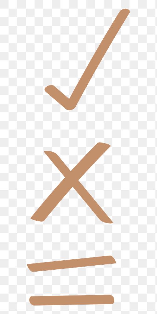 Png doodle check mark sticker | Free PNG Sticker - rawpixel