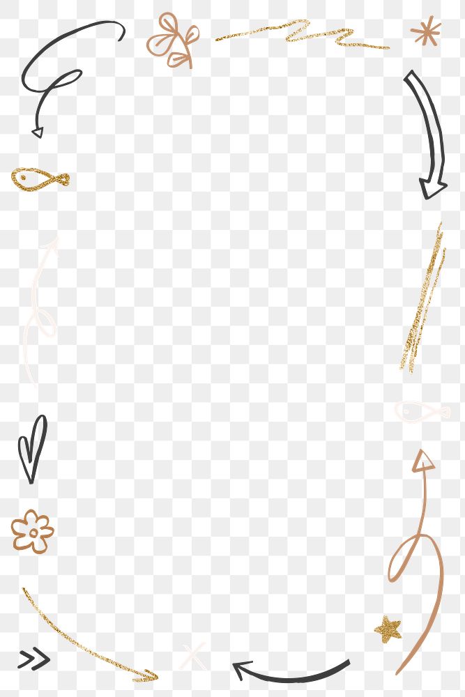 Png doodle frame transparent background | Premium PNG - rawpixel