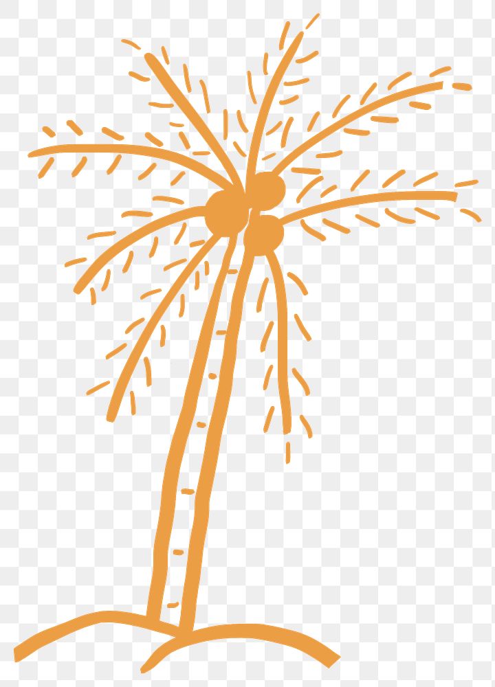 Png coconut tree summer sticker | Premium PNG Sticker - rawpixel