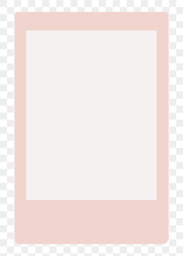 Pastel pink instant photo frame | Premium PNG - rawpixel
