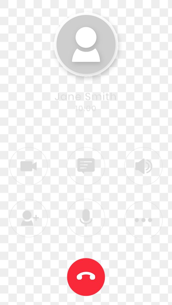 Png smartphone call interface ongoing | Free PNG Sticker - rawpixel